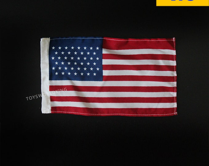 1:6 Scale USA Flag Mini Model Toy for 12in Doll Action Figure Dollhouse ...