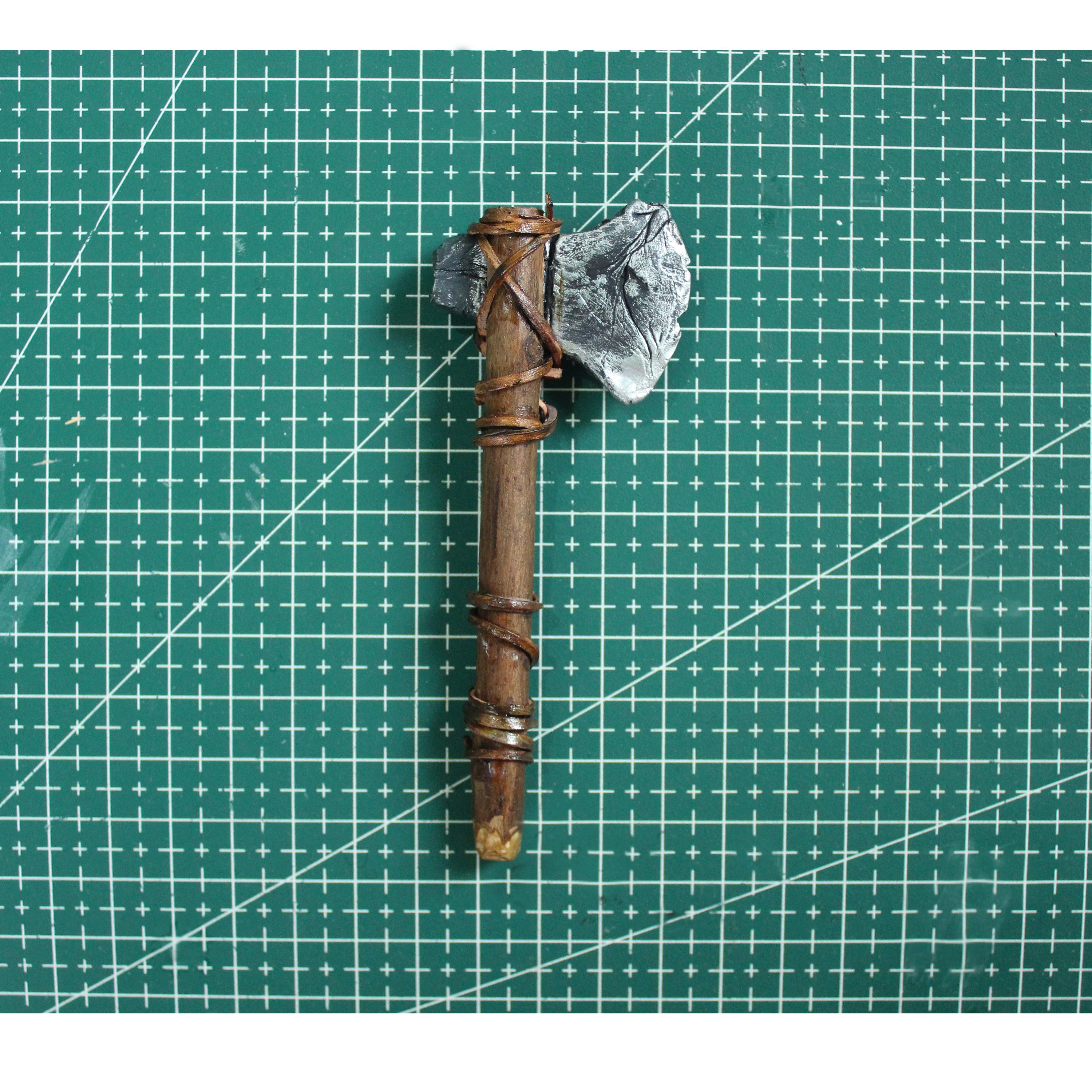 1/6 Scale Refined Stone Axe Mini Handmade Model Toy for Doll Action ...