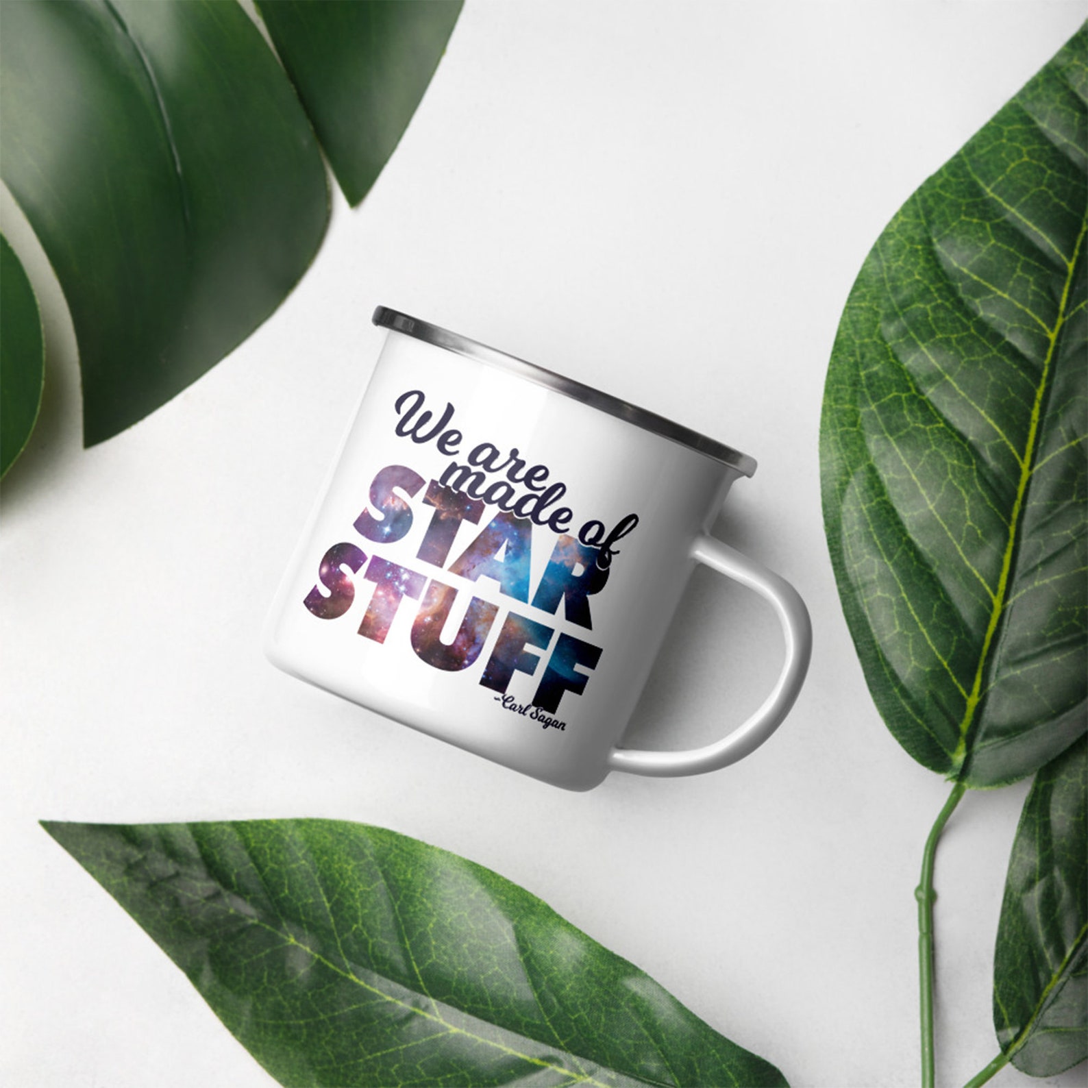 We Are Star Stuff || Carl Sagan Quote || Enamel Mug - Etsy