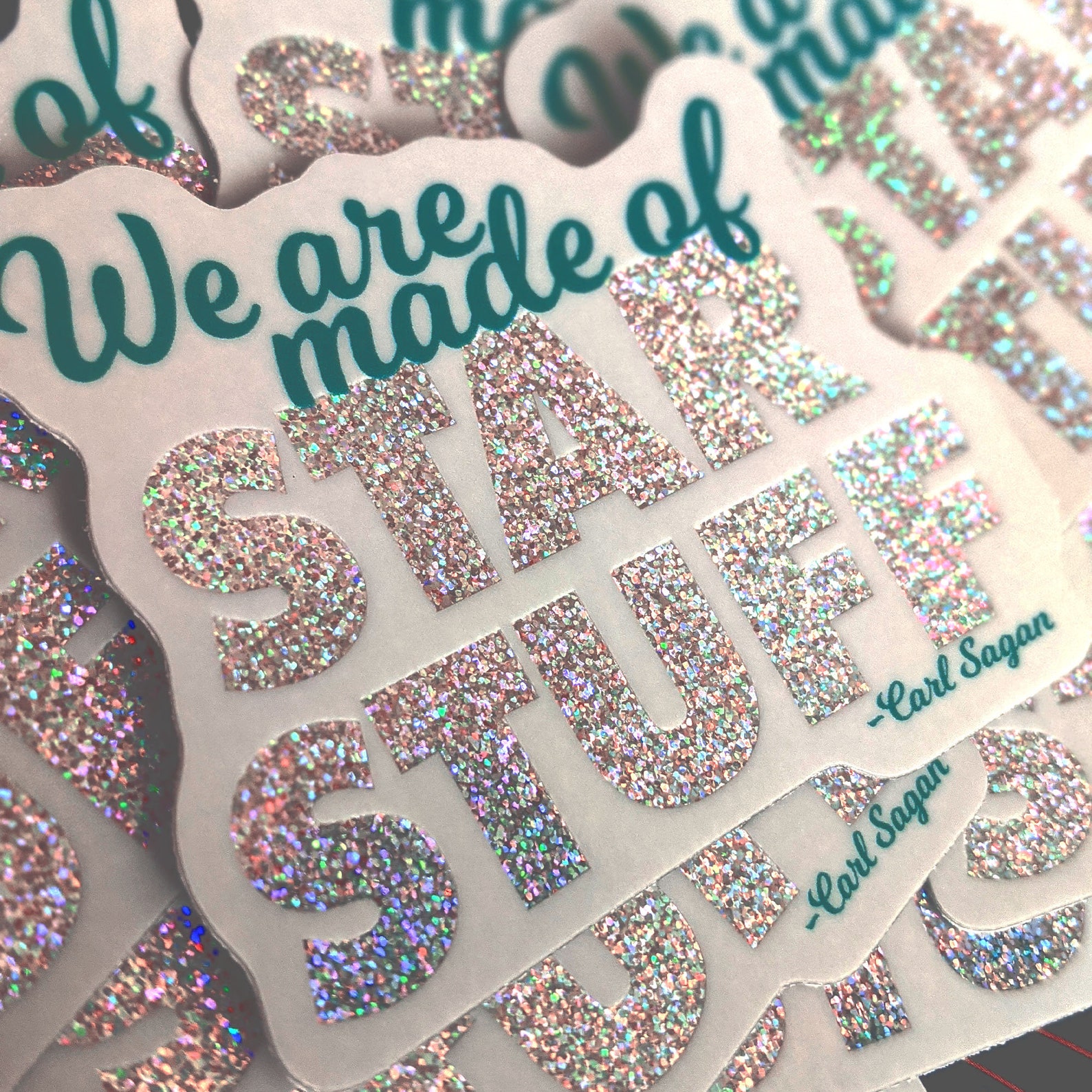 We Are Star Stuff || Carl Sagan Quote || Holographic Sticker - Etsy