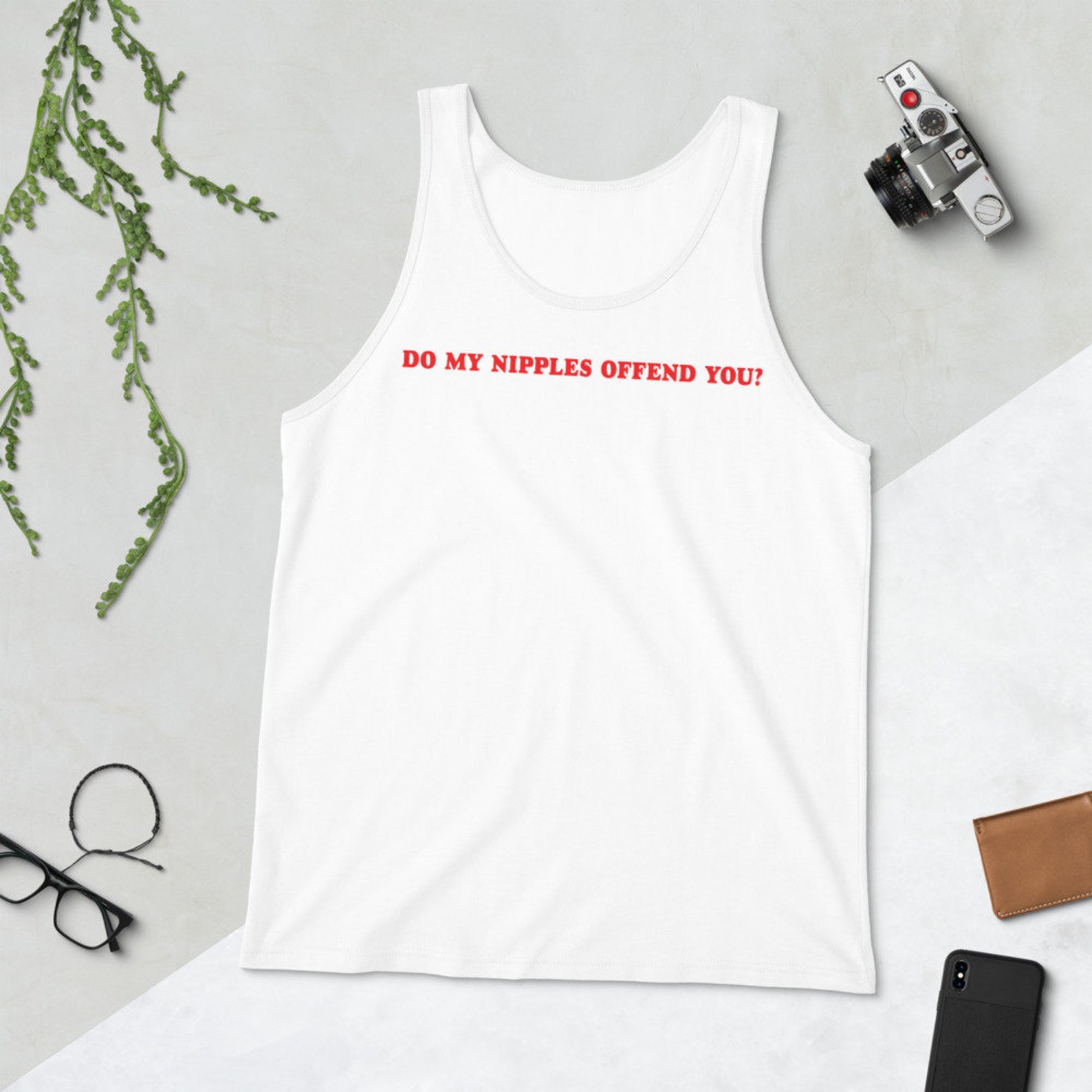 Do My Nipples Offend You Classic Vintage Womens Tank Etsy