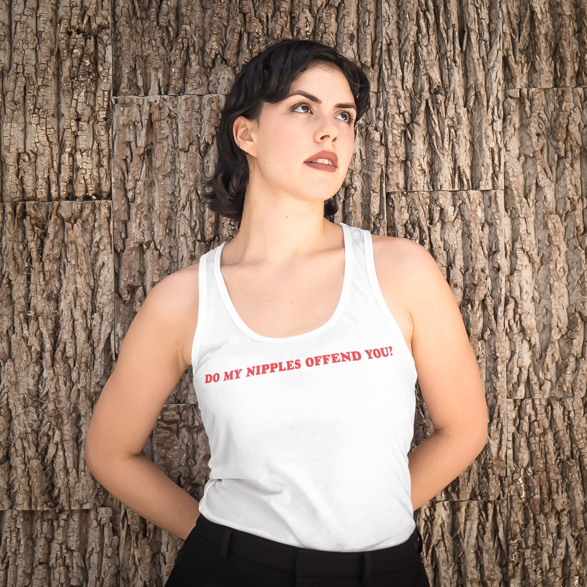 Do My Nipples Offend You Classic Vintage Womens Tank Etsy