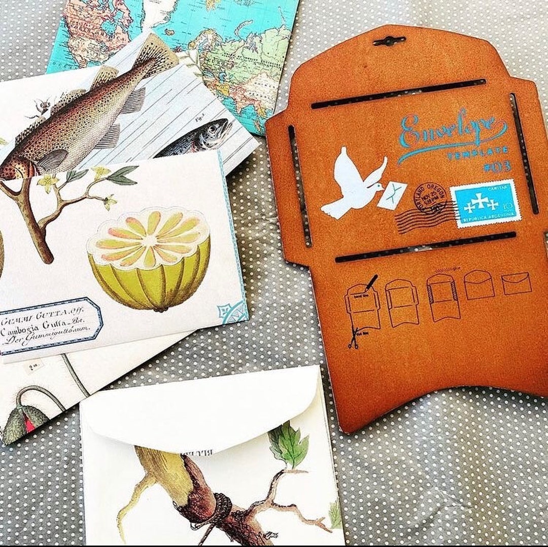 Wooden Template for Envelopes - Etsy
