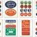 Cavallini Papers, Labels, Stickers, Travellers Journal, Paris - Etsy