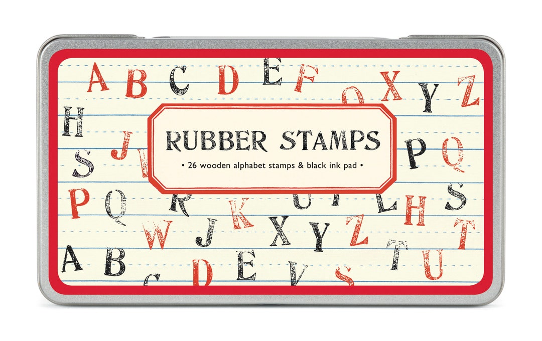 Stamp, ABC, Letters, Cavallini, Alphabet, - Etsy
