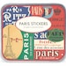 Cavallini Papers, Labels, Stickers, Travellers Journal, Paris - Etsy