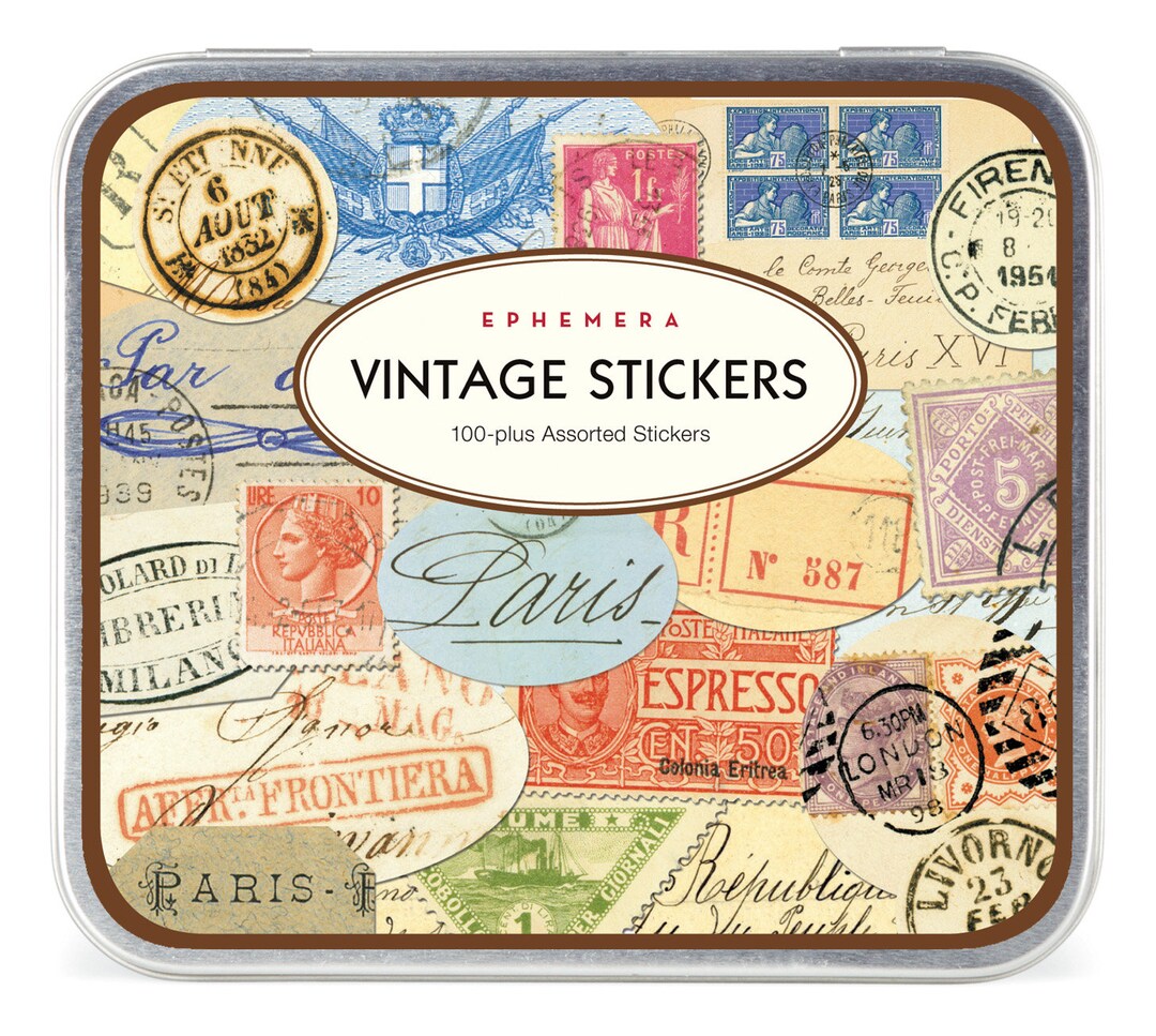 Cavallini Papers Ephemera Stickers - Etsy