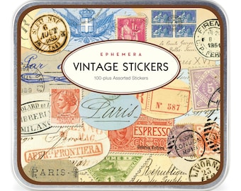Cavallini Papers, Labels, Stickers, Travellers Journal, Paris - Etsy