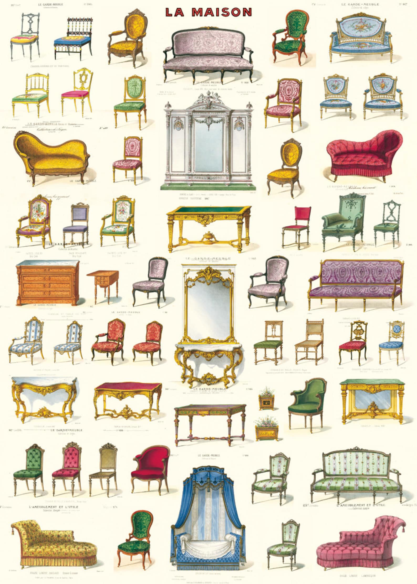 Cavallini Poster Furniture - Etsy