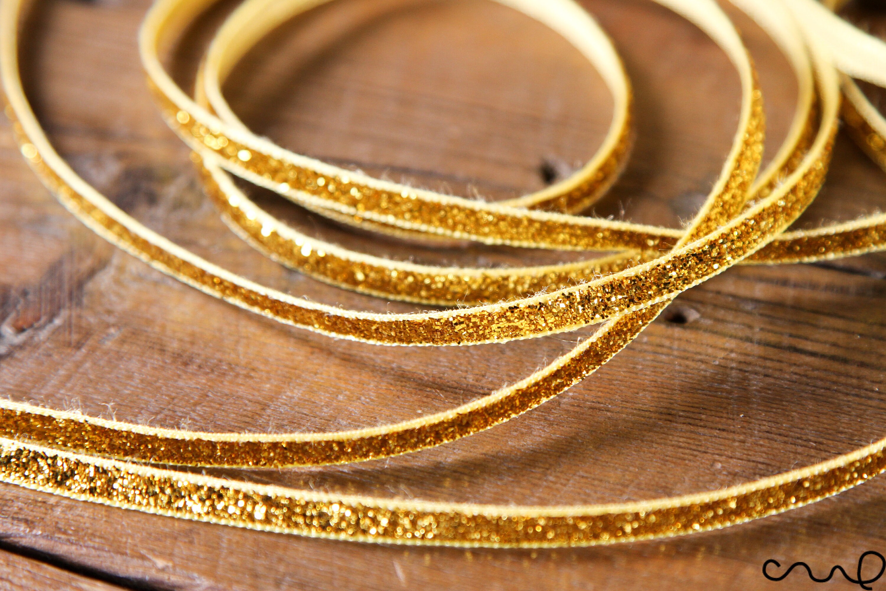 Gold Velvet Glitzy Glitter Ribbon 5mm Wide Sparkly Ribbon - Etsy UK