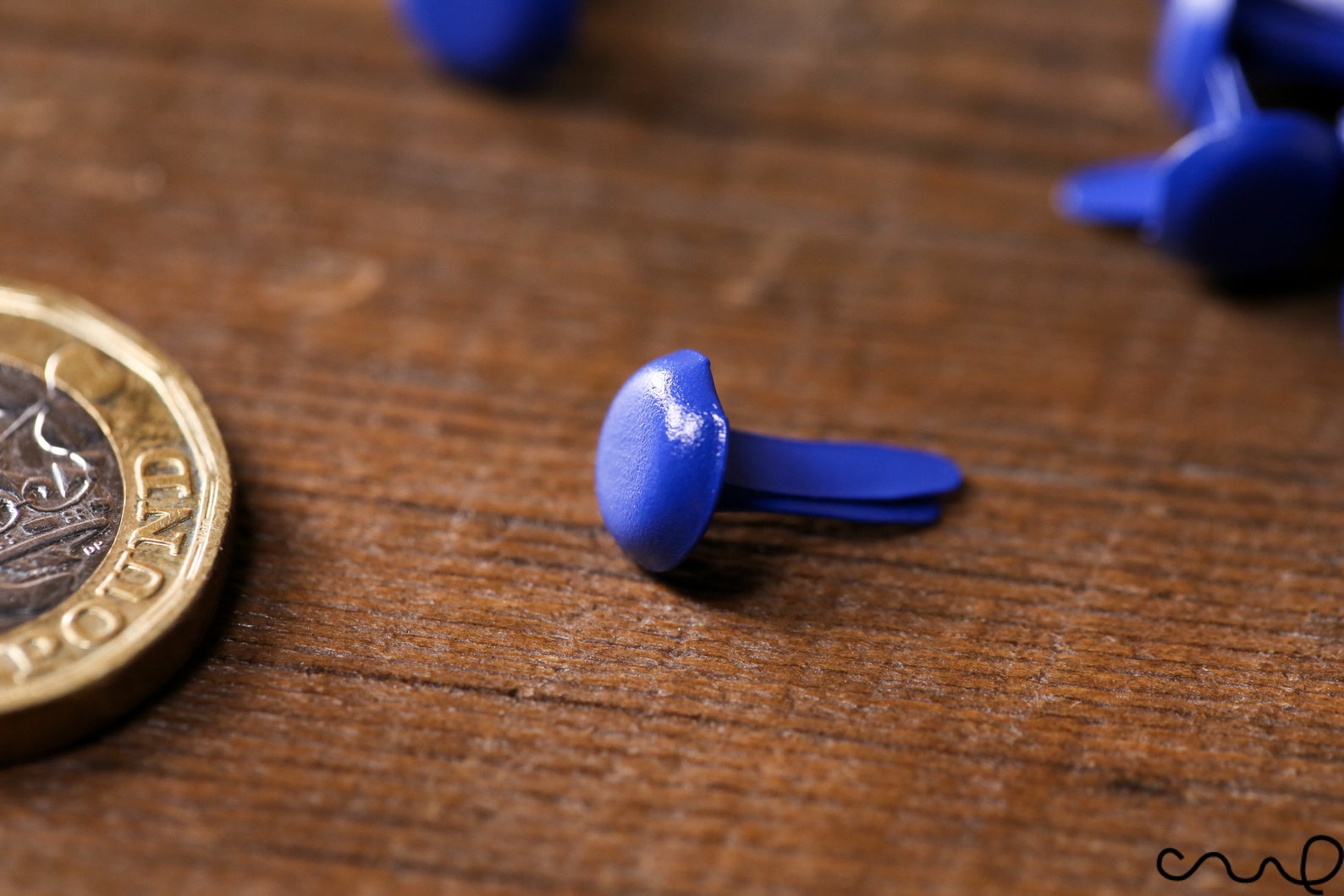 100 X Royal Blue Paper Fastener Split Pins Binding Office - Etsy