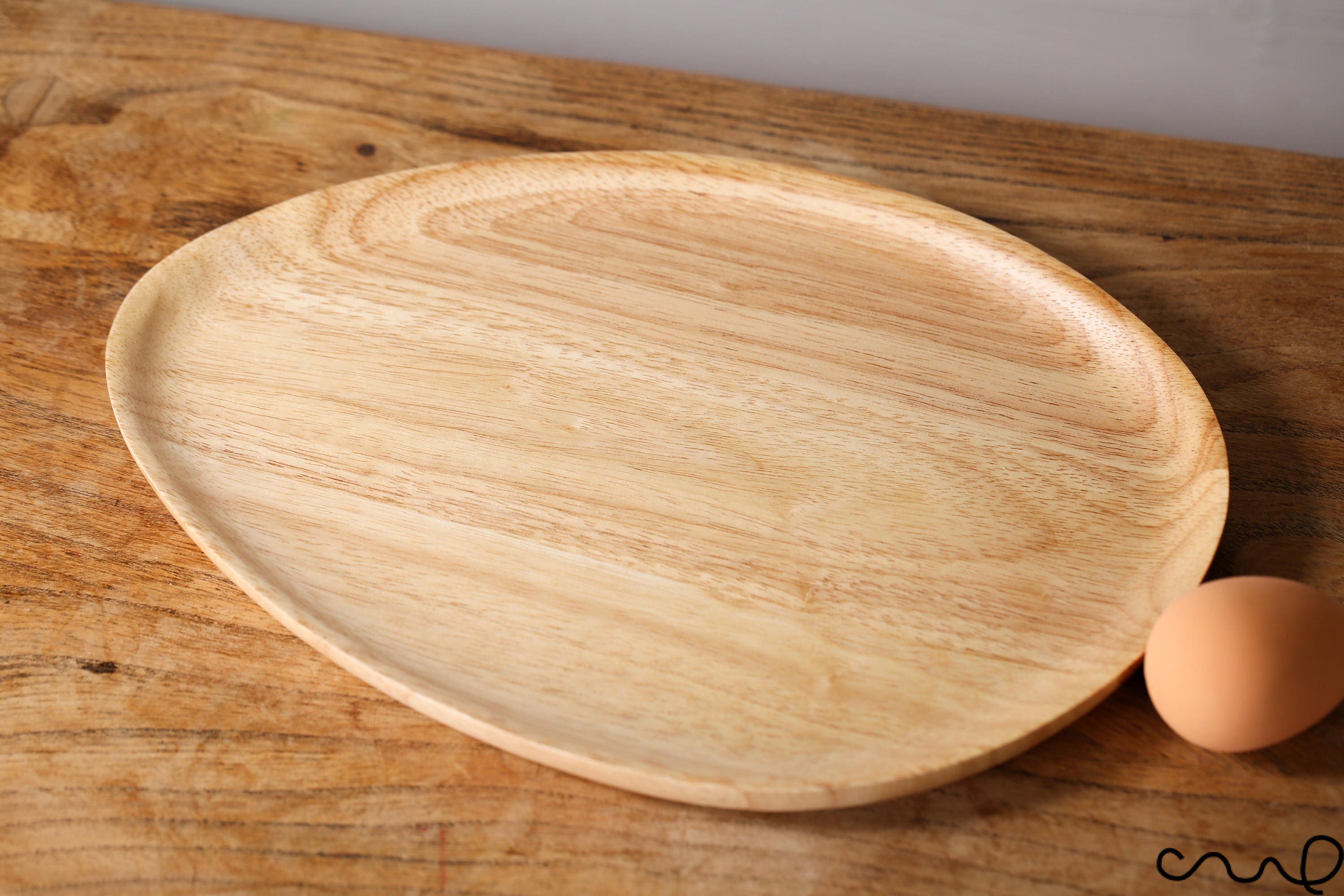 Handcrafted Handamde Wooden Triangle Tray Egg Shaped Plate - Etsy