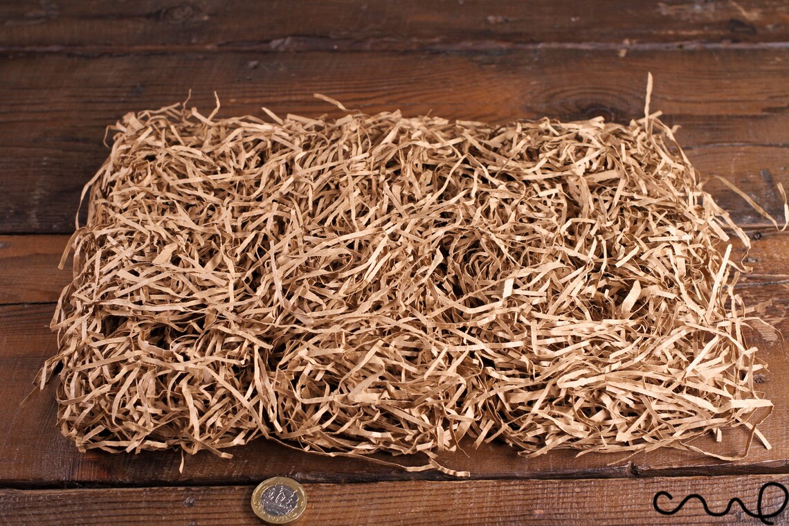 35g Brown Shredded Paper Hamper Gift Box Packaging Filler Acid | Etsy