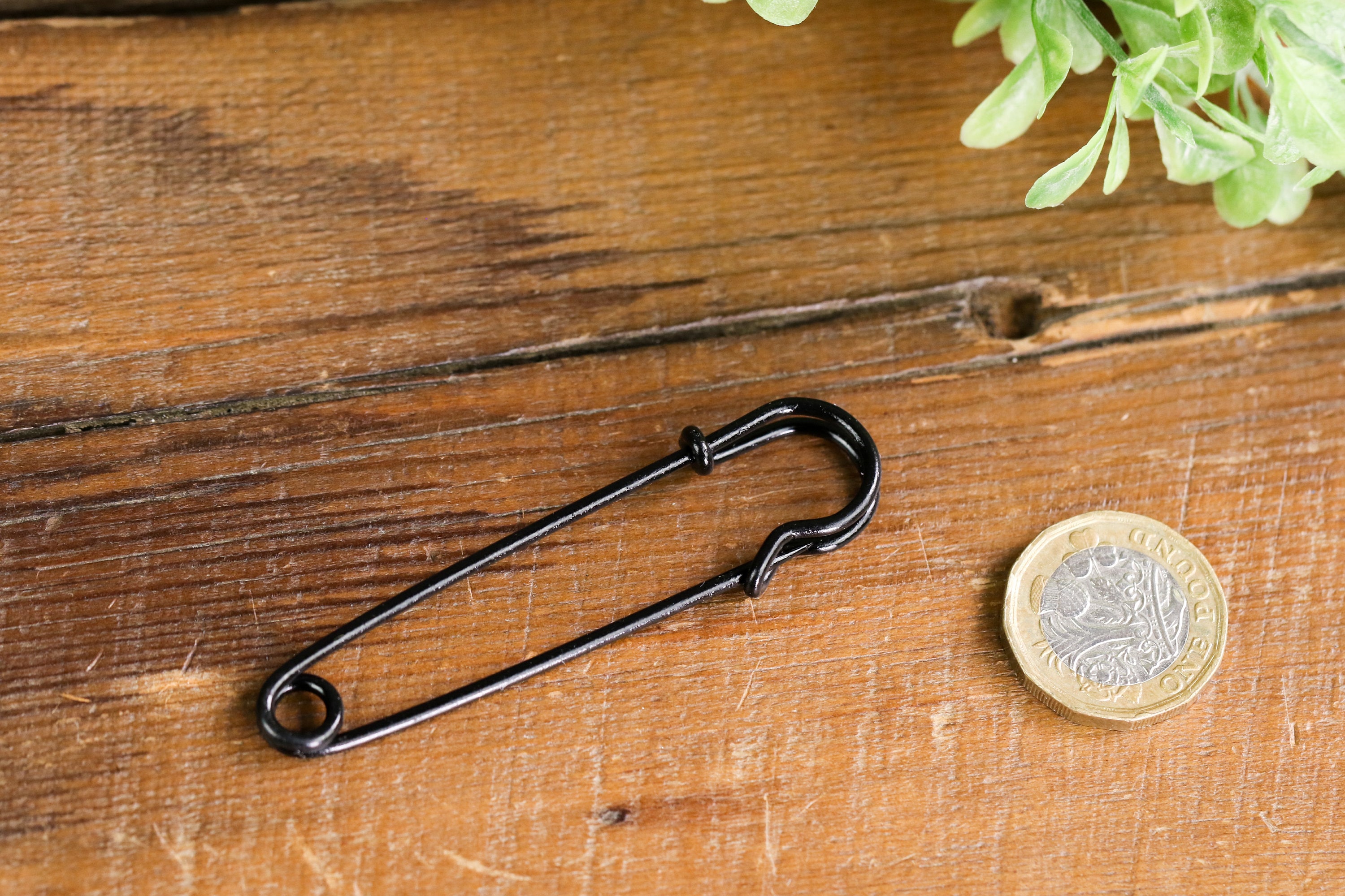 5 X Black Large Metal Kilt Pin Scarf Brooch Safety Knitting | Etsy UK