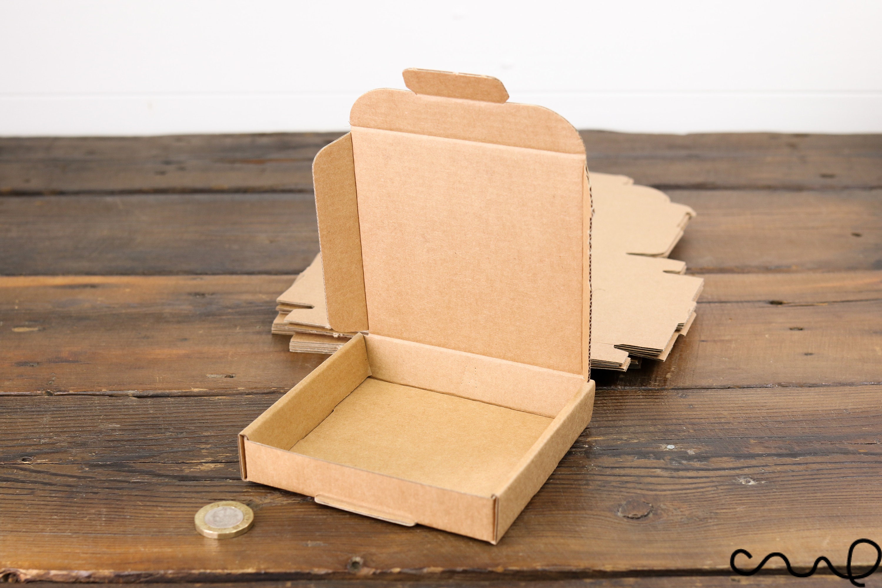 10 Mini Cardboard Postal Boxes: Jewelry Mailing, 101x101x20mm - Etsy