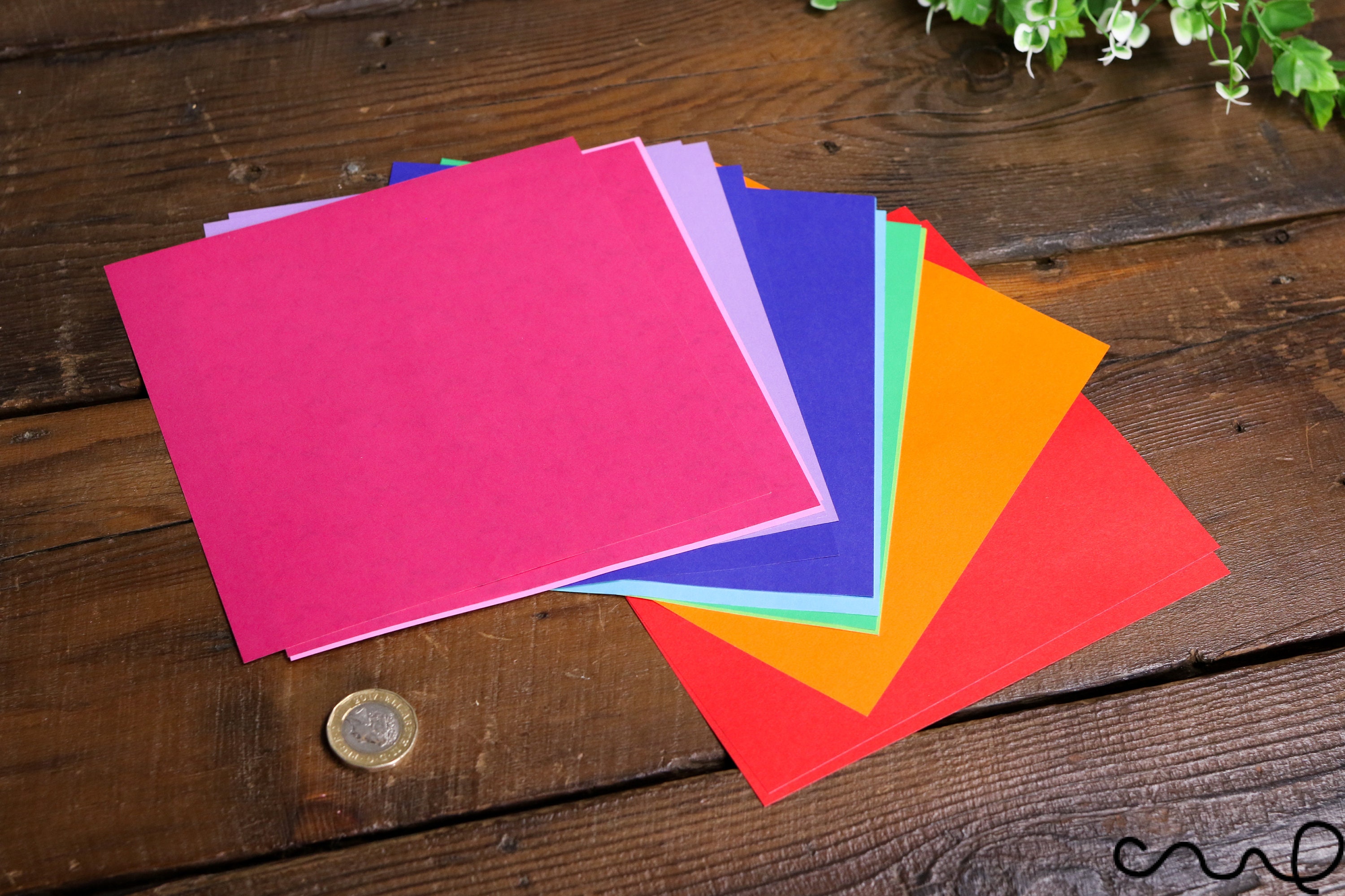 20 X Flower Patterned Origami Paper Double Sided 60gsm Mixed Paper 15cm ...