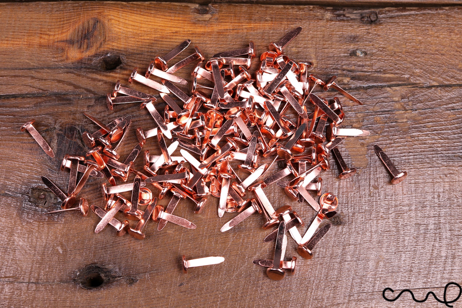 100 X Copper Paper Fasteners Split Pins 19mm / 8mm Head - Etsy Canada