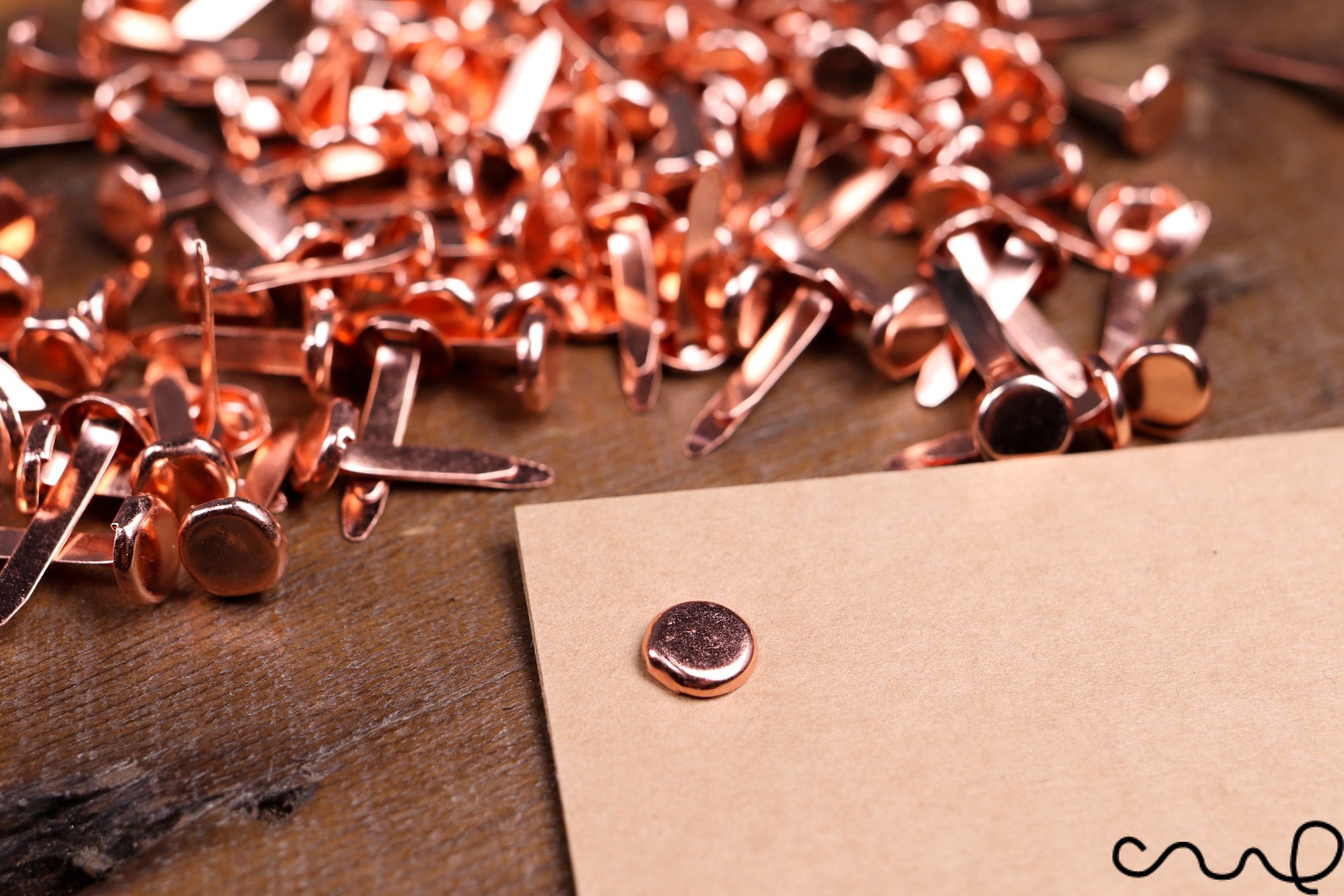 100 X Copper Paper Fasteners Split Pins 19mm / 8mm Head - Etsy Canada