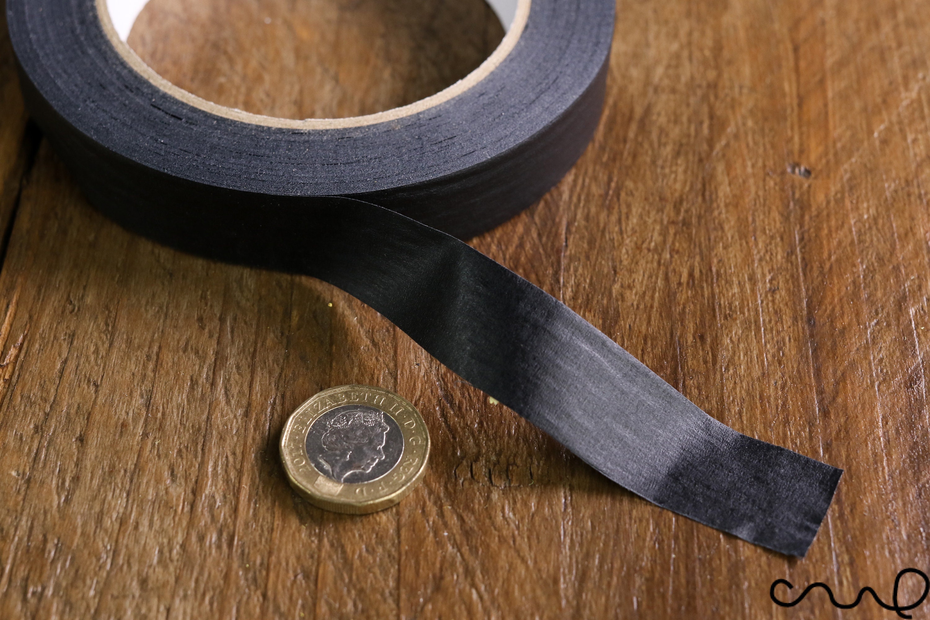 50M X 18mm Black Masking Tape Gift Wrapping Paper Washi - Etsy UK
