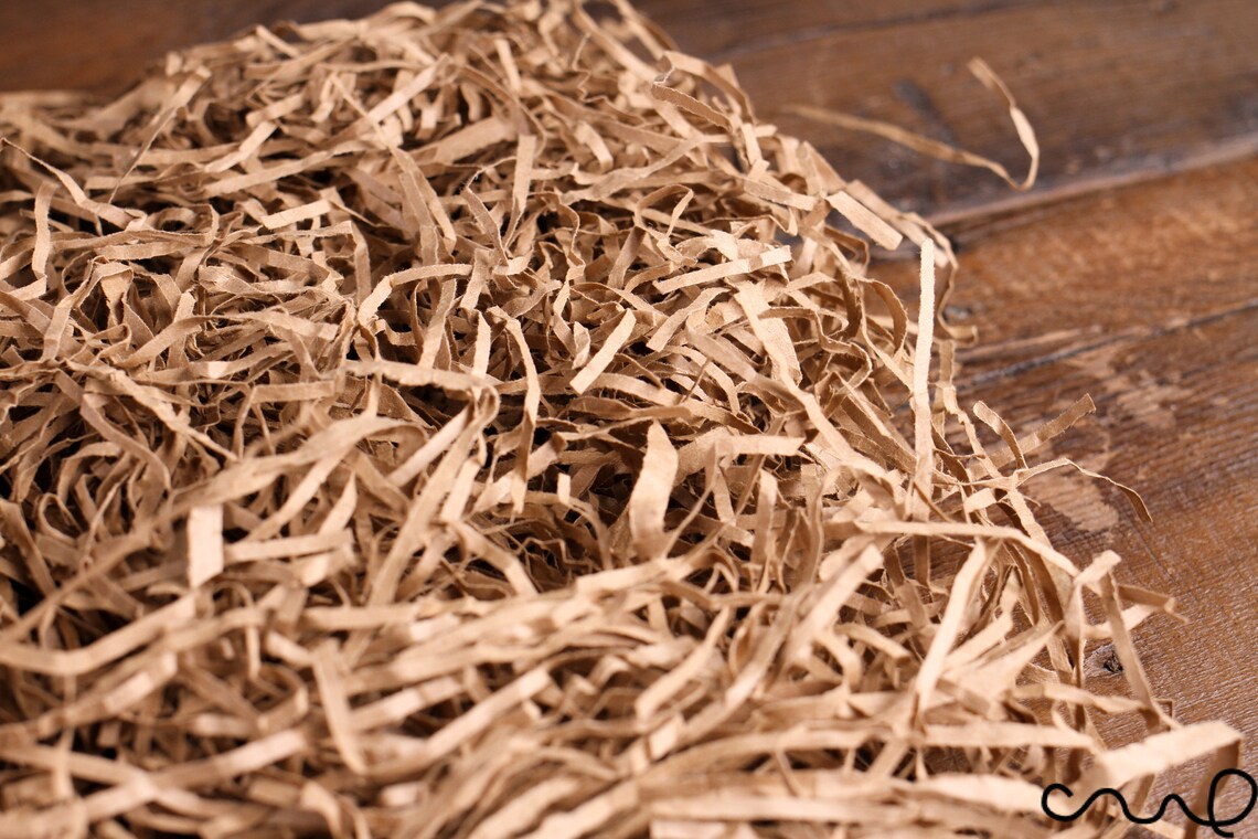 35g Brown Shredded Paper Hamper Gift Box Packaging Filler Acid | Etsy