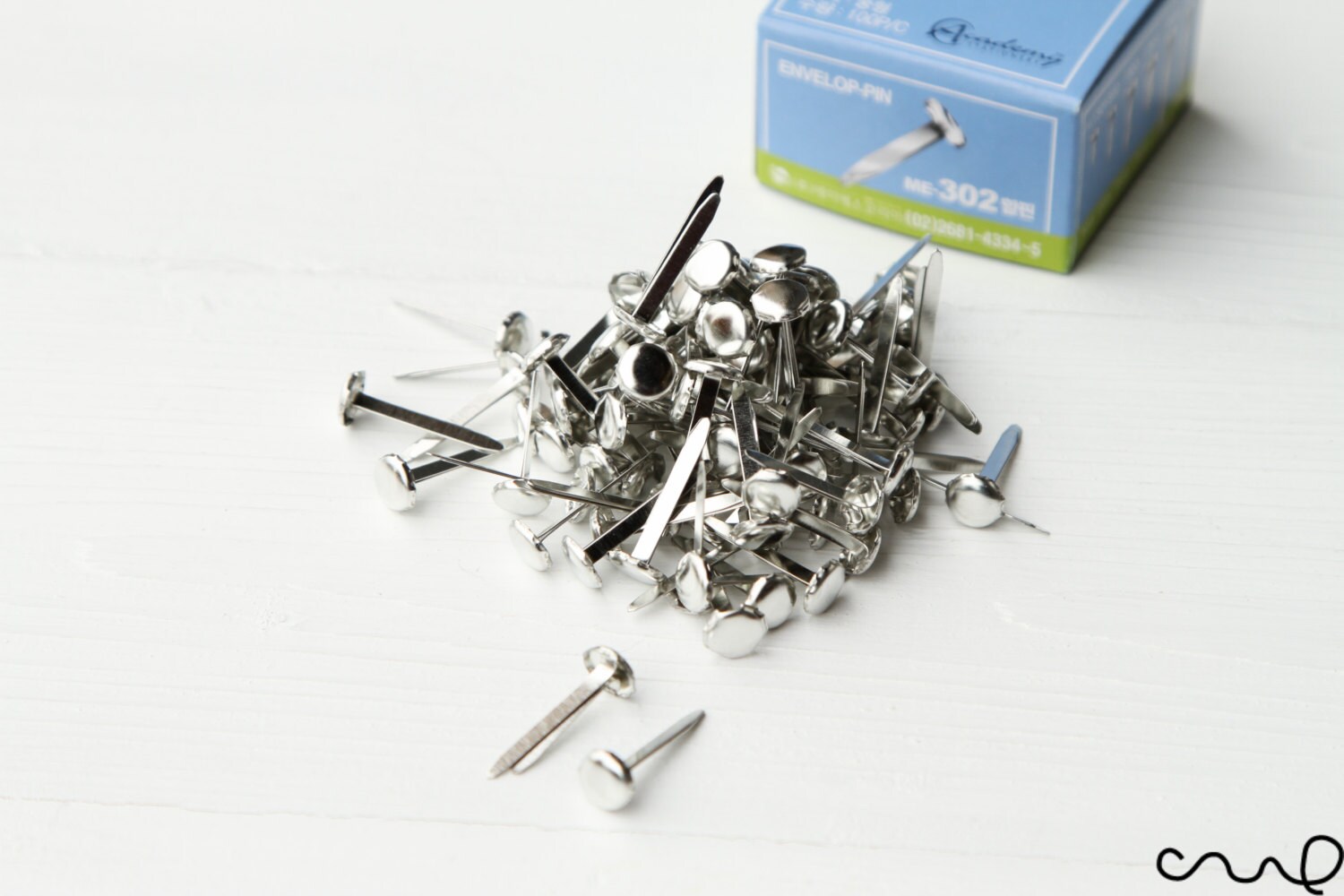 100 X Paper Fasteners Split Pins 20mm/ 8mm Head Binding High - Etsy