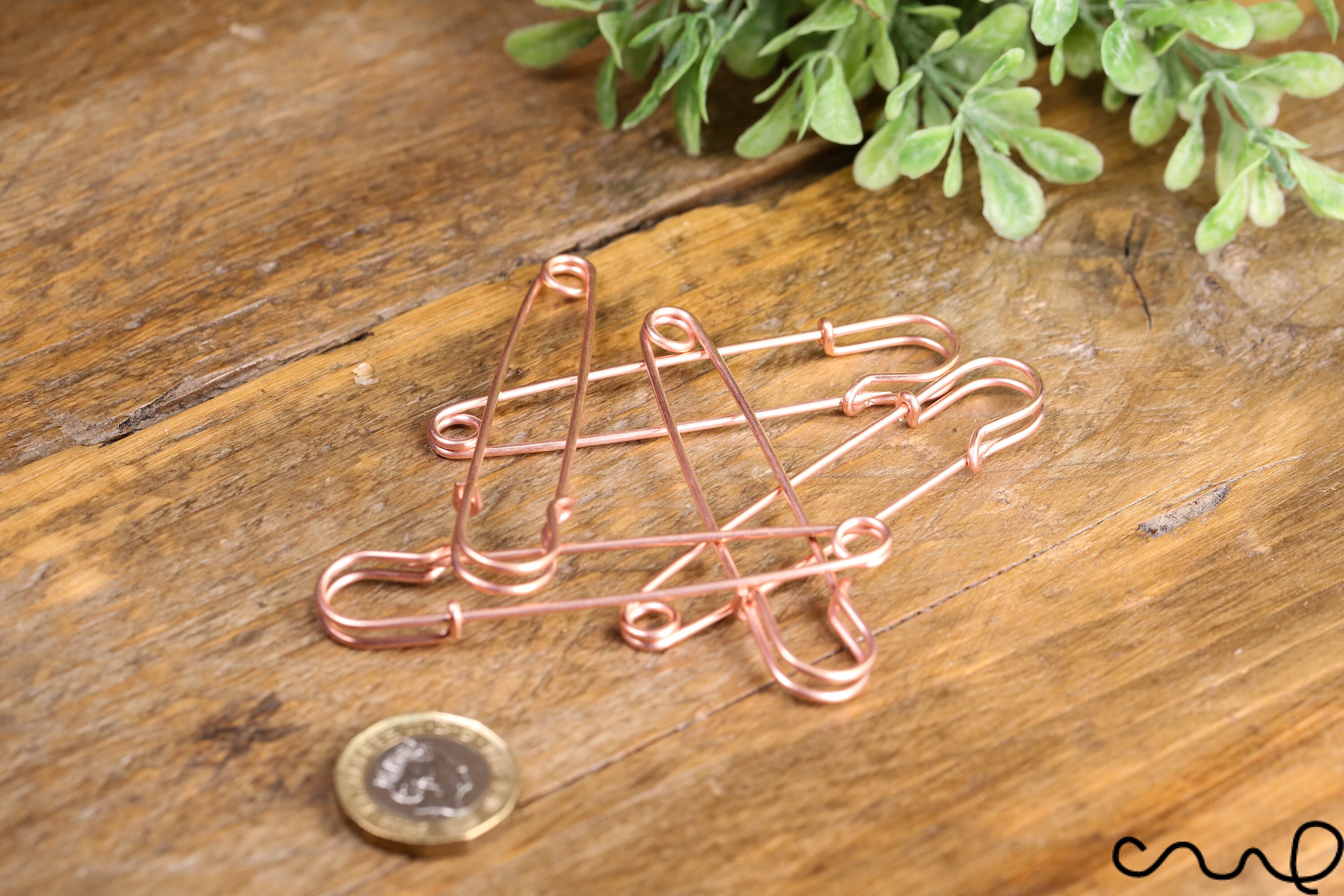 5 X Large Rose Gold Metal Kilt Pin Scarf Brooch Safety - Etsy UK