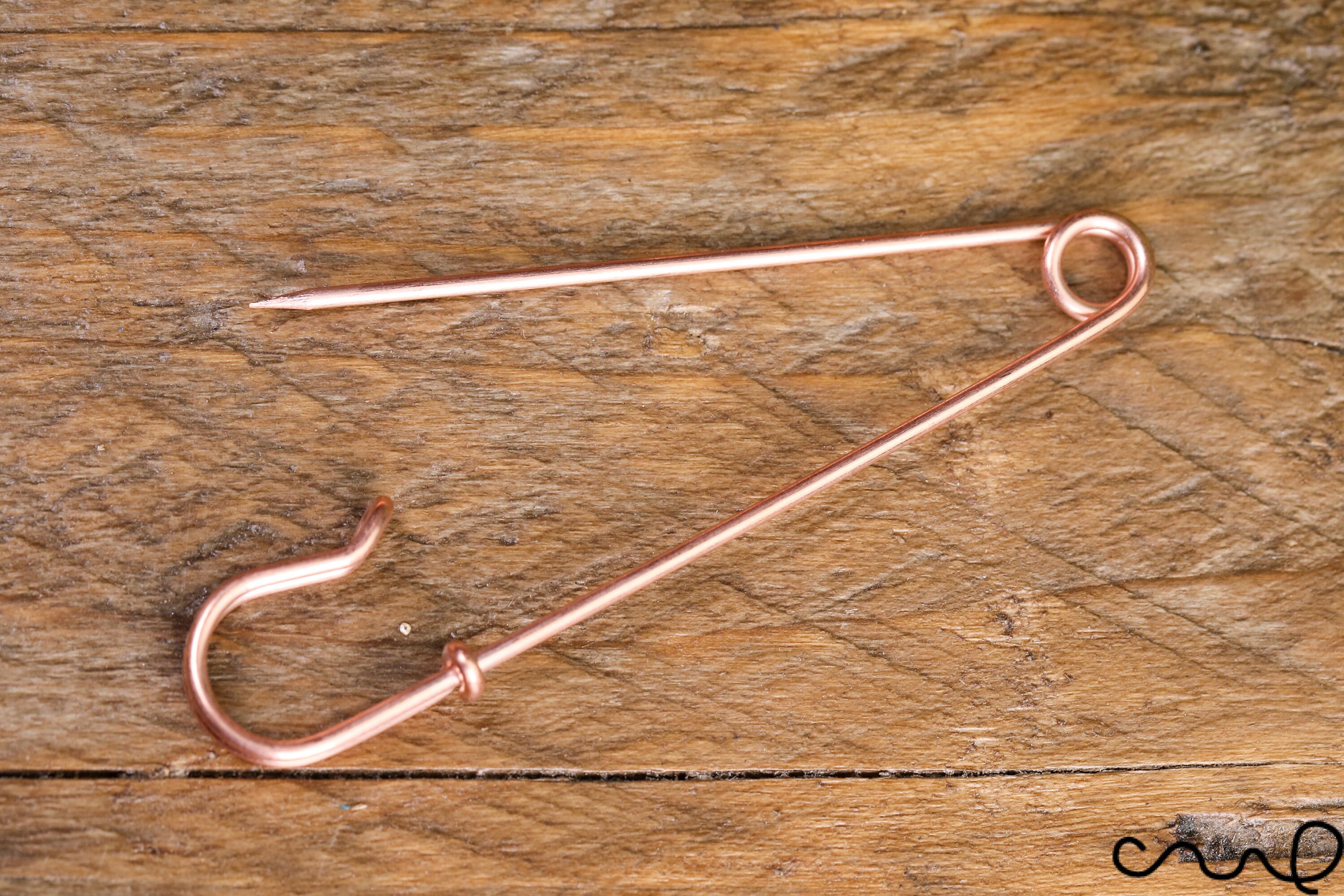 5 X Large Rose Gold Metal Kilt Pin Scarf Brooch Safety - Etsy UK