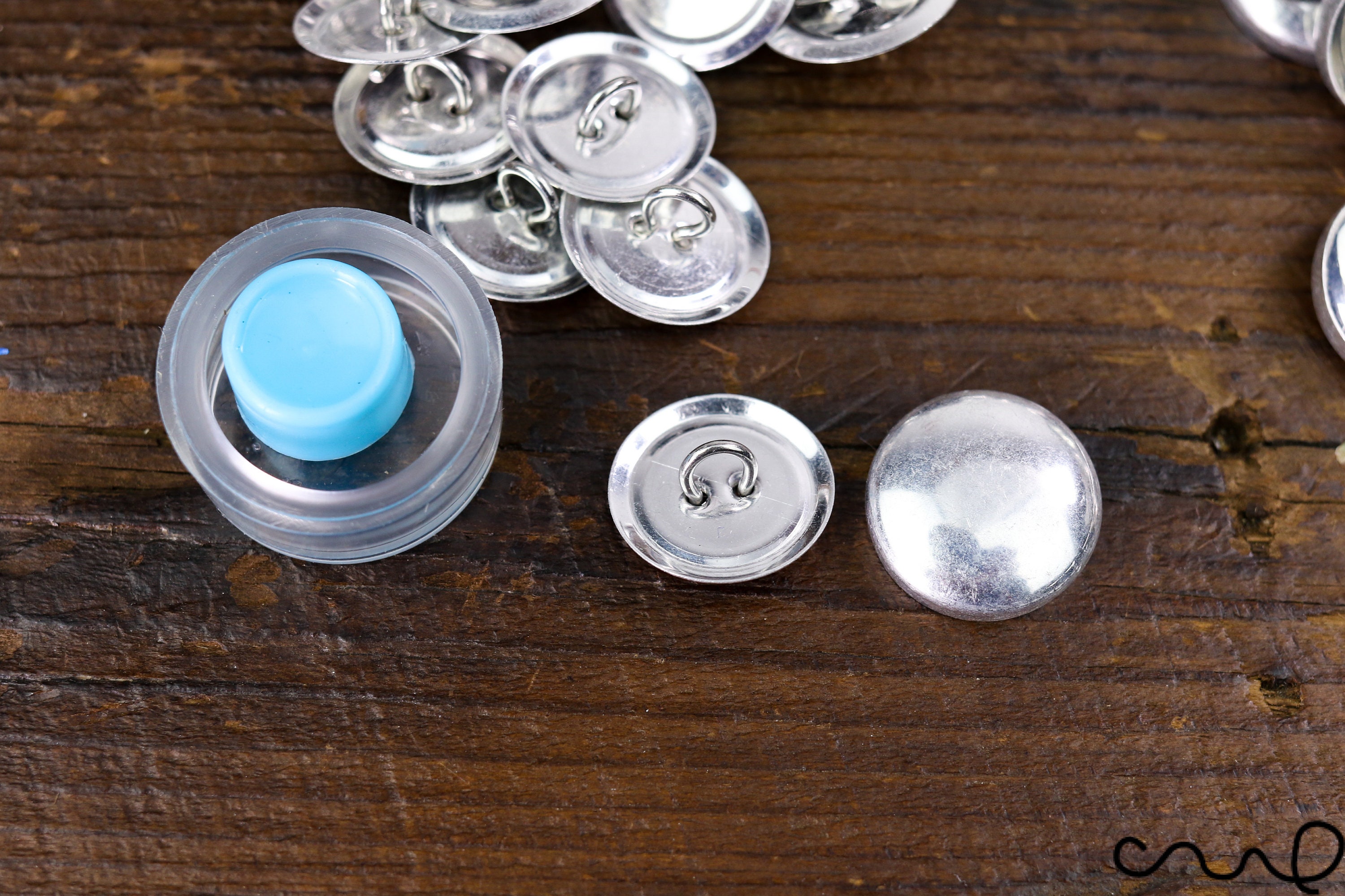 30L Hand Button Making Tool Set 25 Blank Self Cover Button - Etsy UK