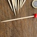 20 X Red Ball Head Wooden Cocktail Sticks Party Food Decor - Etsy
