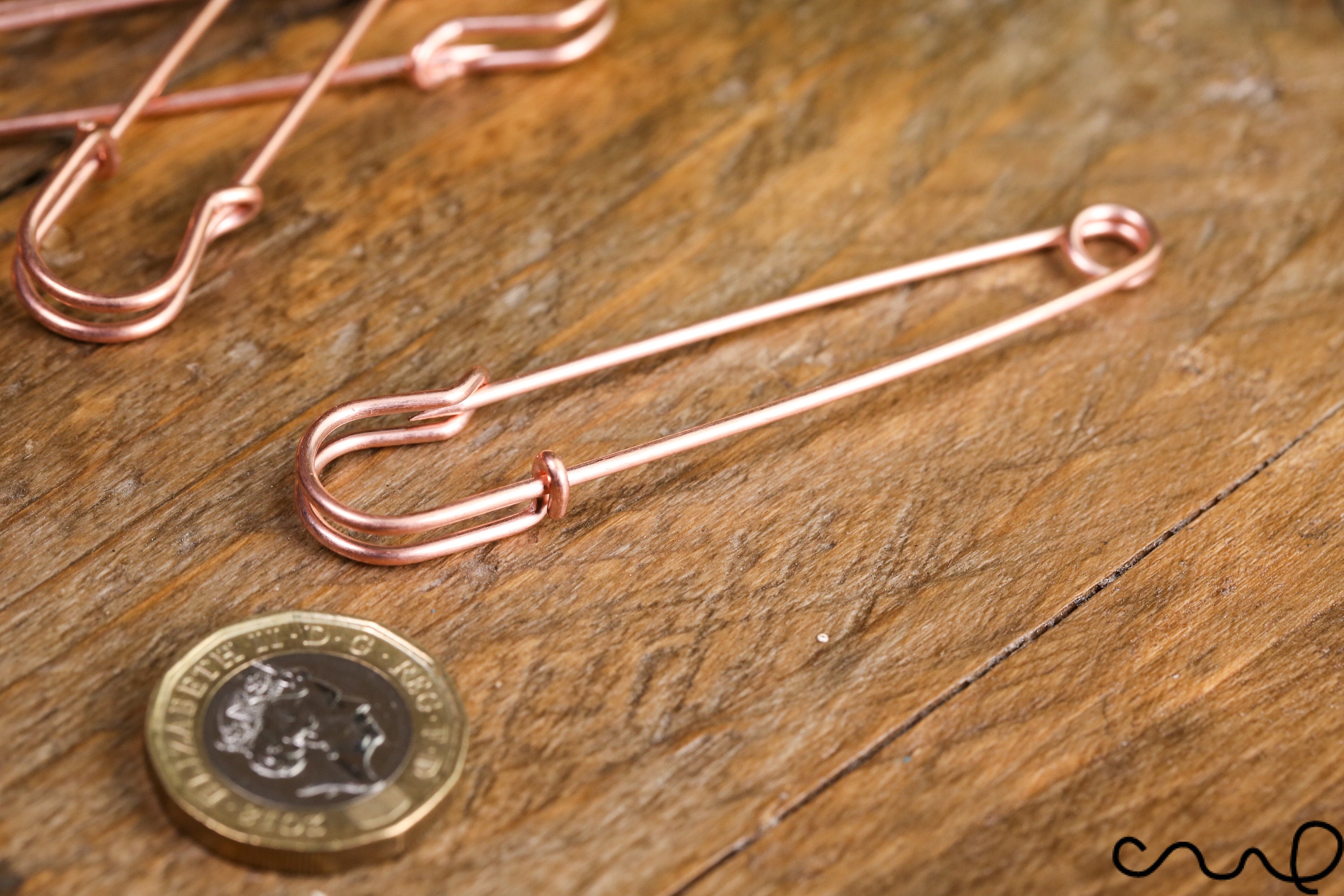 5 X Large Rose Gold Metal Kilt Pin Scarf Brooch Safety - Etsy UK