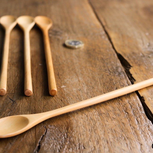 Wooden Teaspoons - Etsy