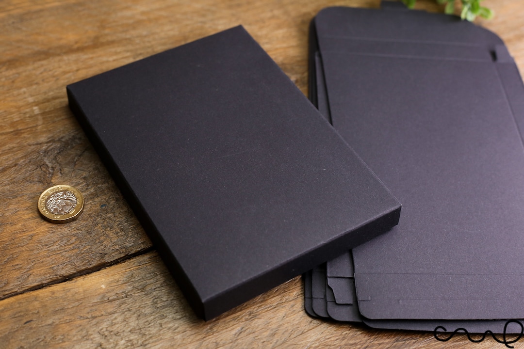Matt Black Thin Gift Box: Handkerchief, Jewelry Presentation - Etsy