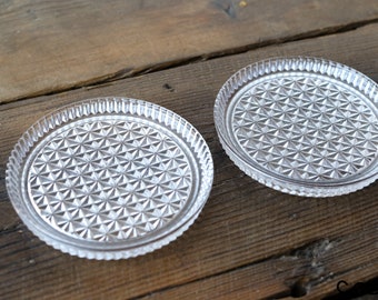 Clear Glass Coasters | Etsy