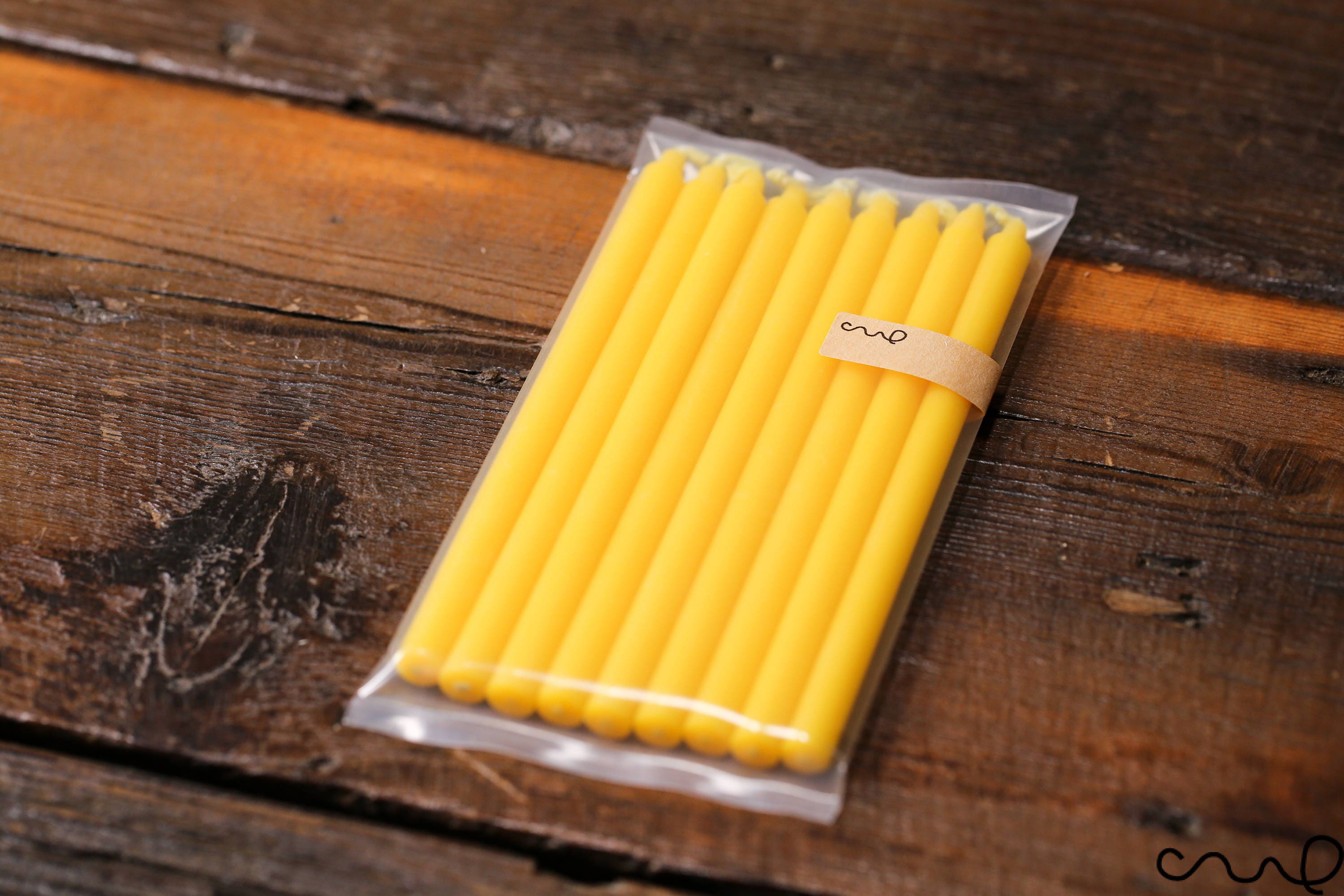 Set of 9 Thin Short Yellow Small Candles Dinner Food Table - Etsy UK