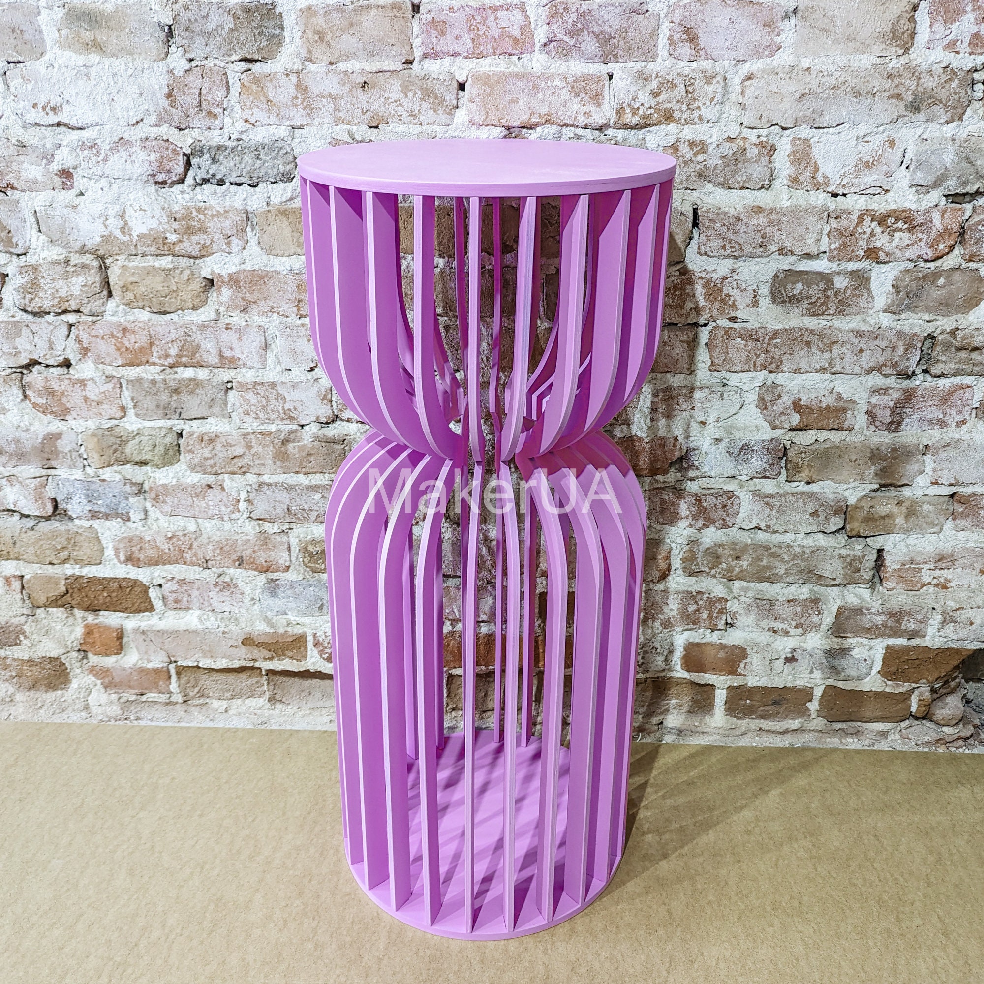 Cake Table Dessert Display Sweet Stand Round Wooden Wedding Birthday ...