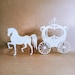Large Carriage Horse Luxury Event Prop Free Standing Cinderella Party ...