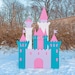 Princess Castle Backdrop Girl Birthday Event Party Prop Decor Fairy ...
