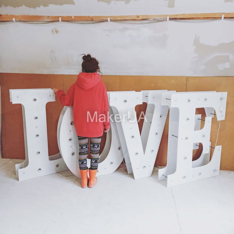 Light up Letters - Etsy