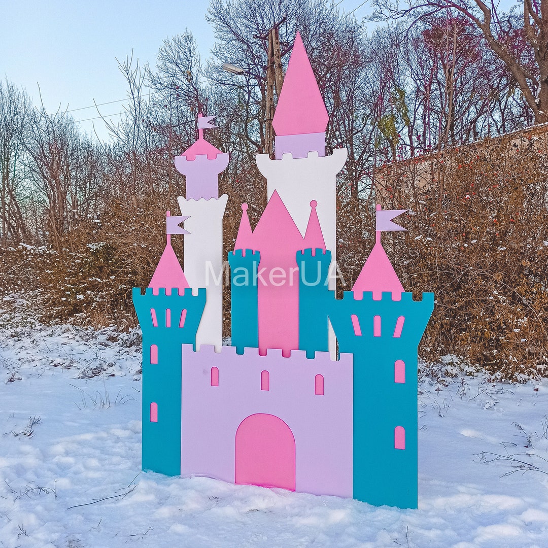 Princess Castle Backdrop for Party Birthday Baby Shower Big Room Event ...