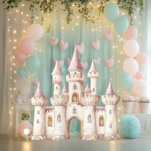 Princess Castle Decorations Magical Fairytale Birthday Theme Party ...