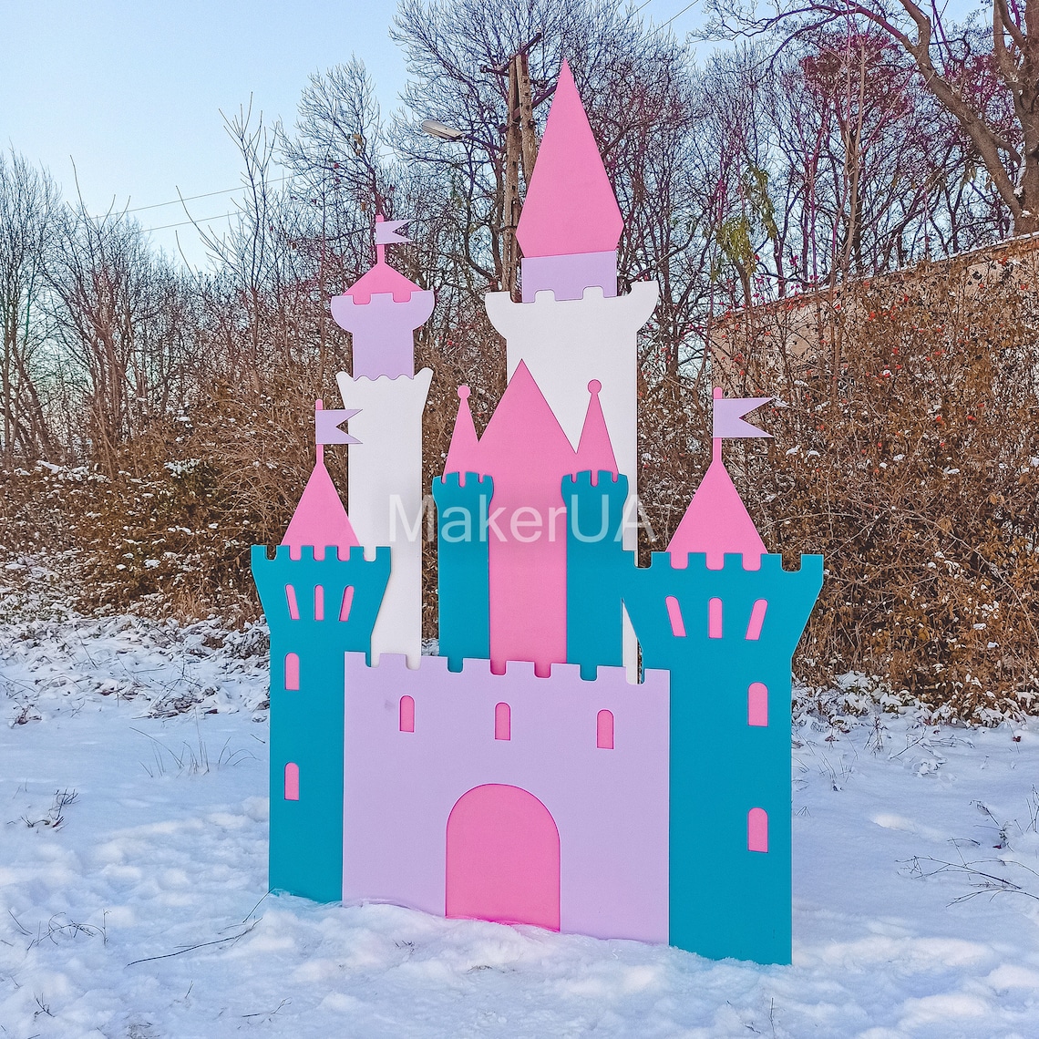 Princess Castle Backdrop Girl Birthday Event Party Prop Decor - Etsy