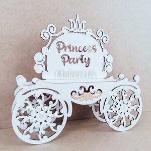 Princess Carriage Candy Cart, Sweet Cart, Cake Stand, Decoration ...