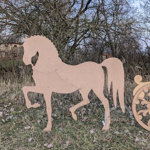 Large Carriage Horse Luxury Event Prop Free Standing Cinderella Party ...