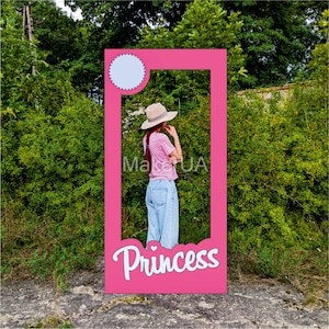 Giant Name Frame Pink Party Decorations Birthday Wedding Life Size Arch ...