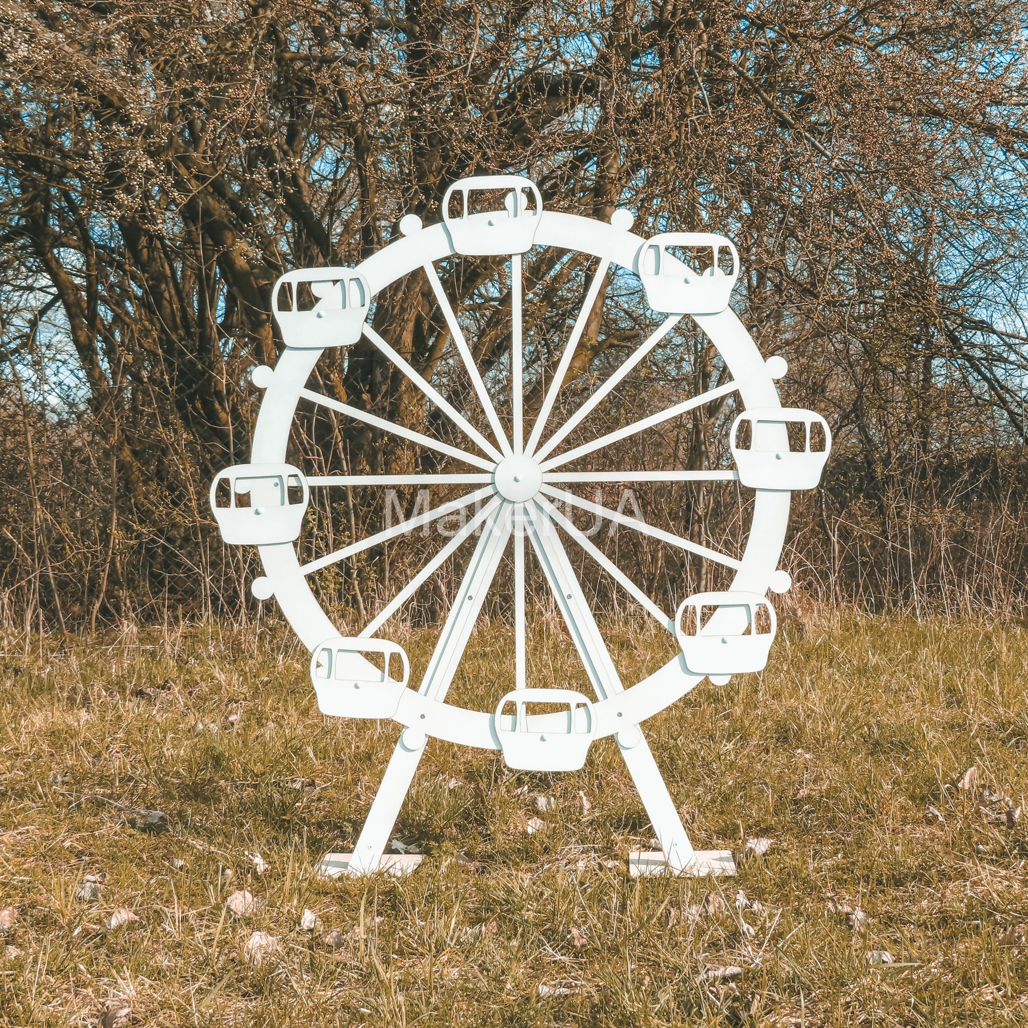 Ferris Wheel Decoration Big Large Huge Lifesize Life Size Arch Backdrop ...