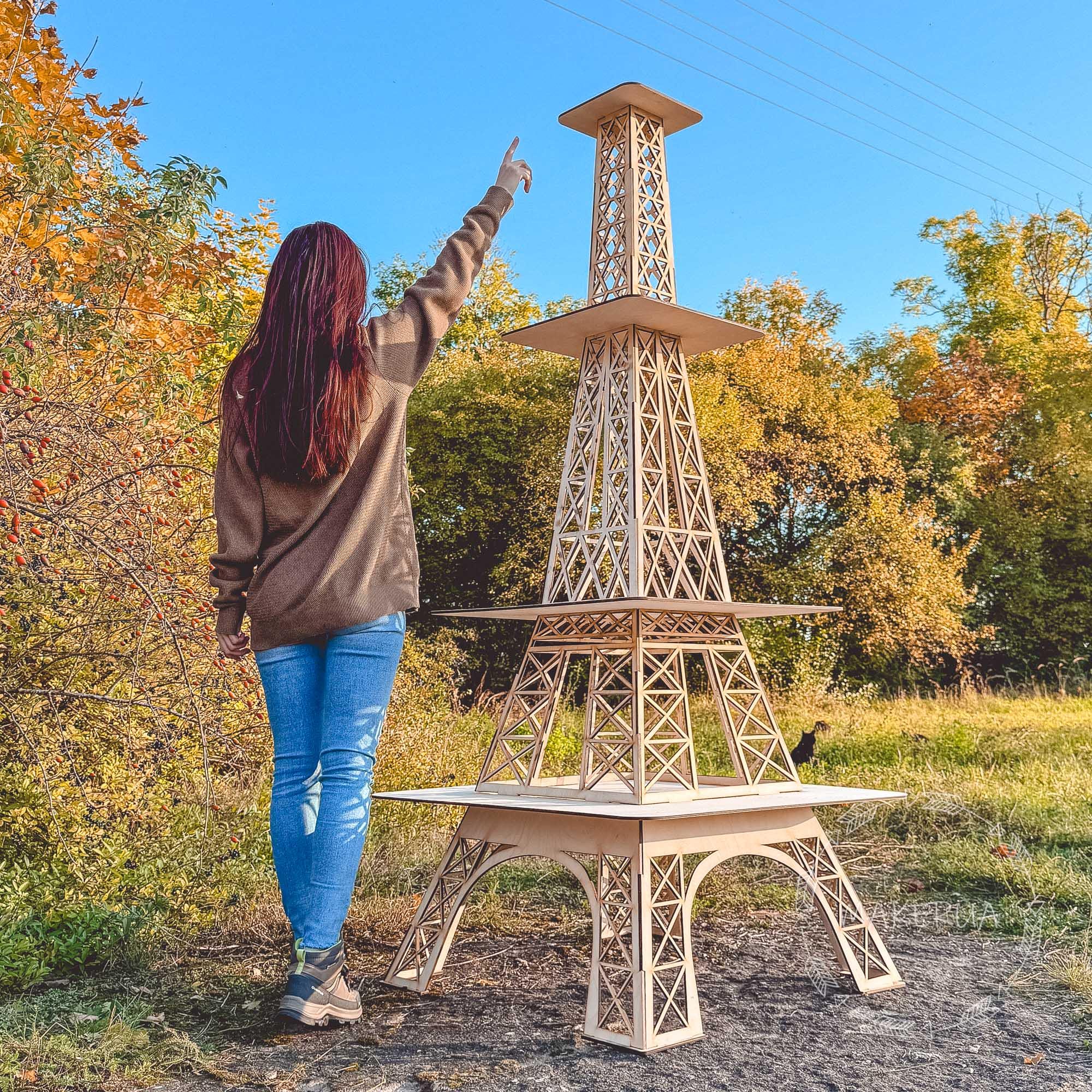 Eiffel Tower Stand Display Table Champagne Wall Buffet Market Tier ...