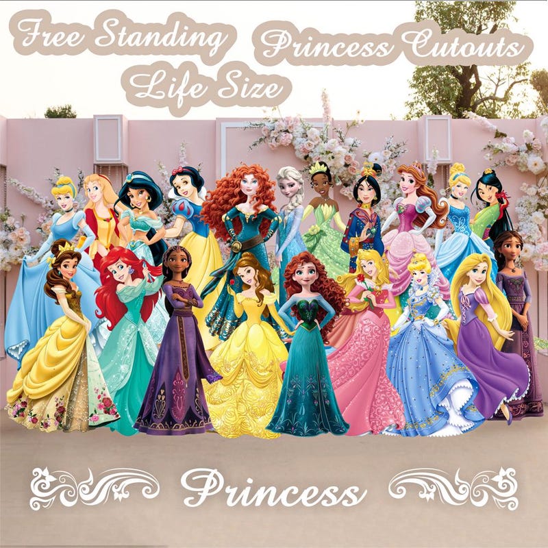 Princess Cut Out - Etsy