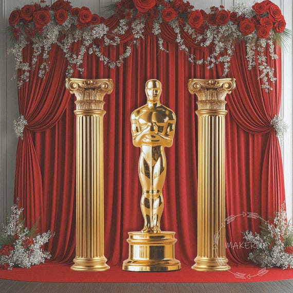 1950 S Hollywood Oscar Dinner Decoration Gold Oscar Party Idea | Easy