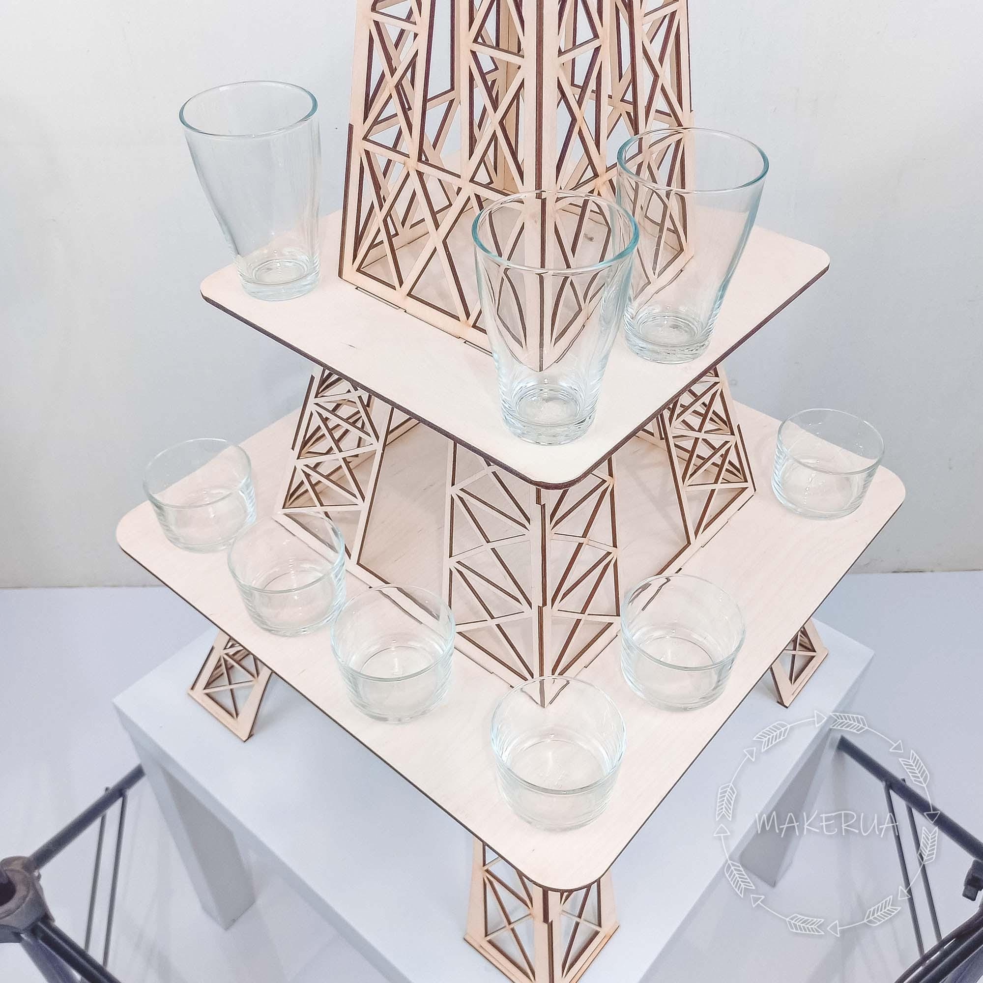 Eiffel Tower Stand Display Table Champagne Wall Buffet Market Tier ...