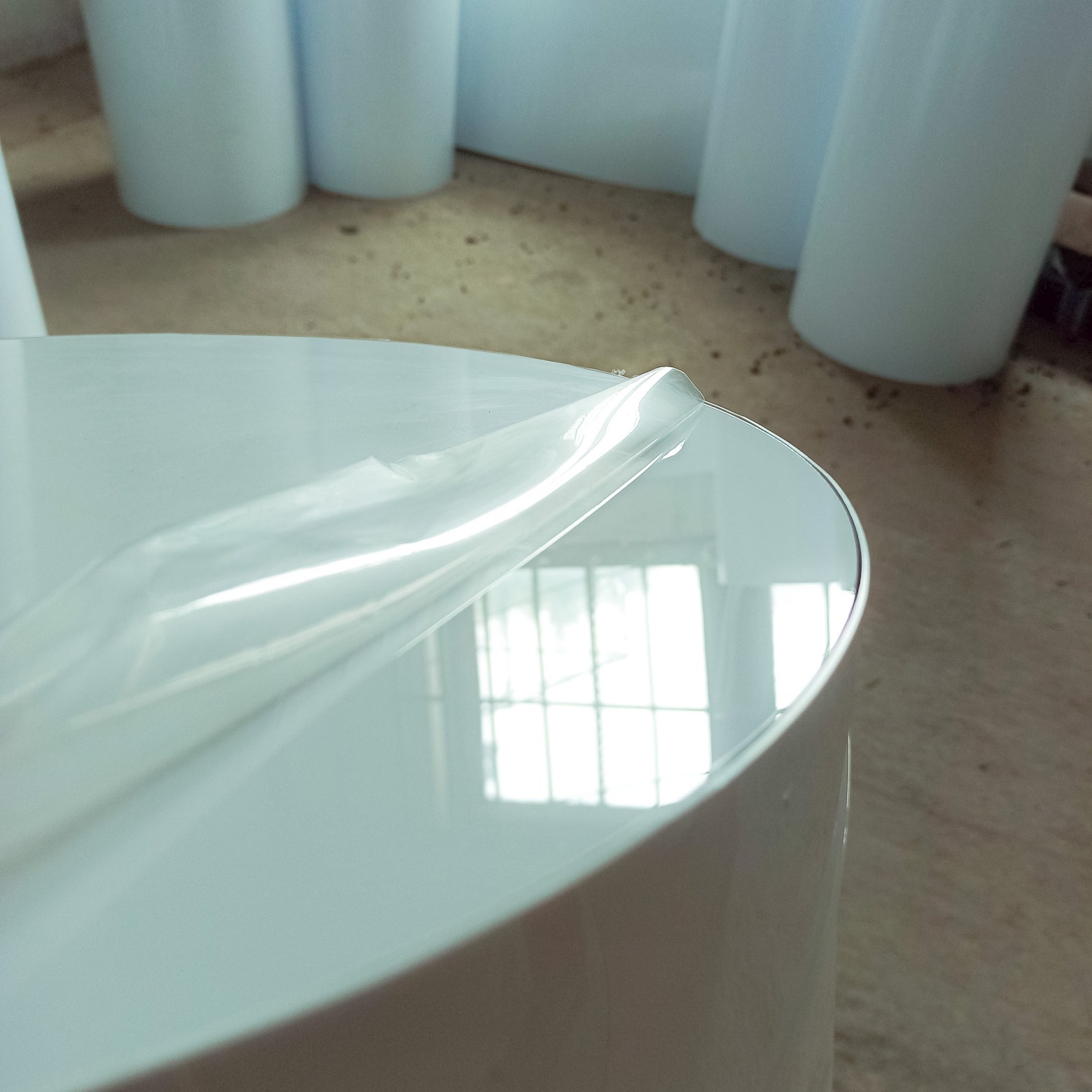 3pcs/set White Round Cake Stand Pedestal Plinth Cylinders - Etsy